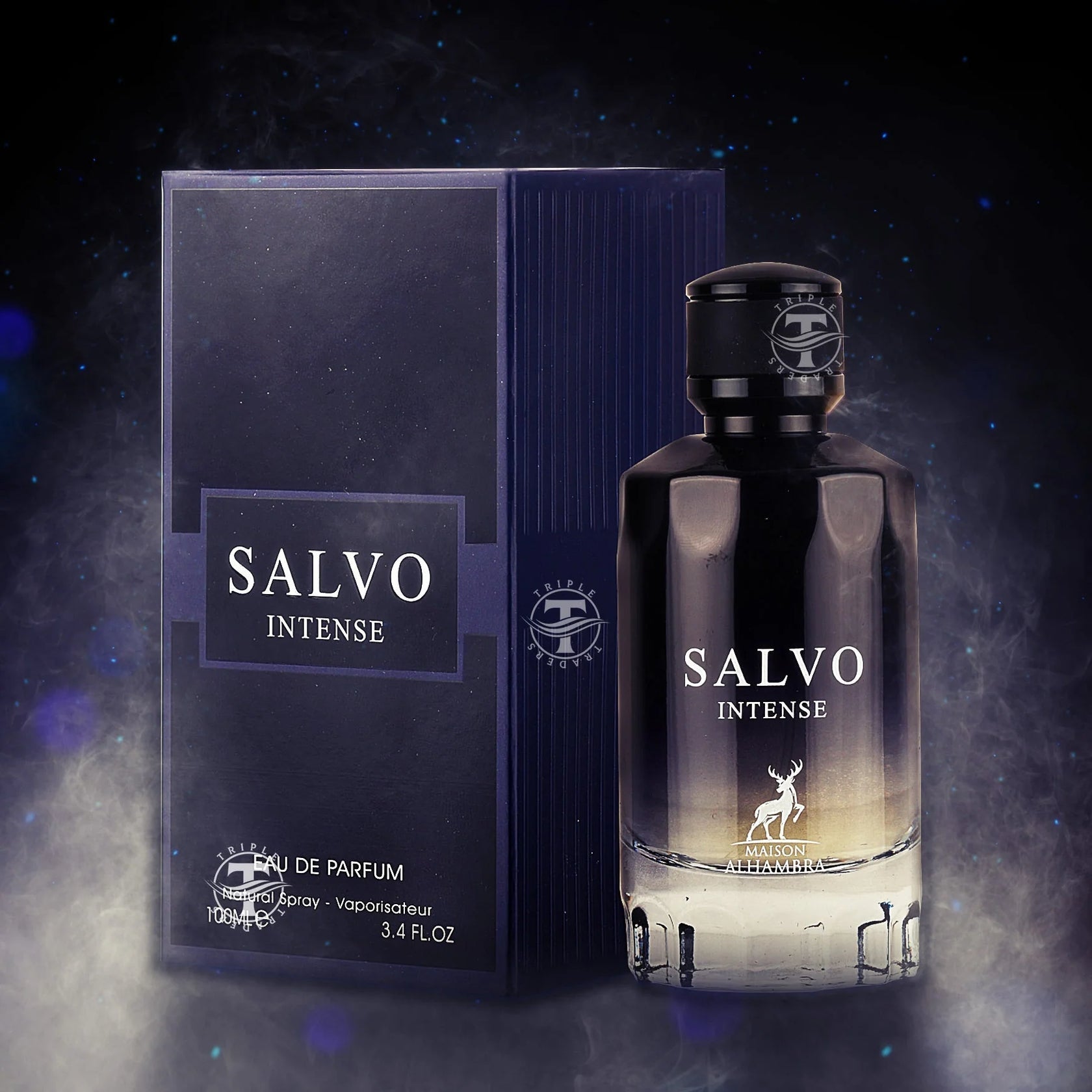 SALVO INTENSE MEN EDP - 100ML (3.4) BY MAISON ALHAMBRA – AROMANOVA
